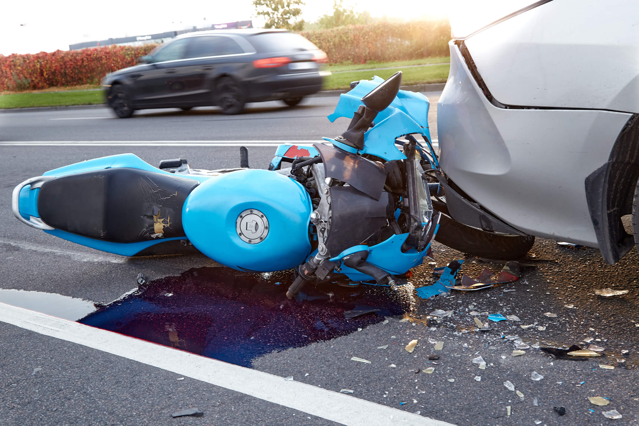 Motorcycle Accidents Caused by Blind Spots and Lane Splitting - Stein & Shulman, LLC